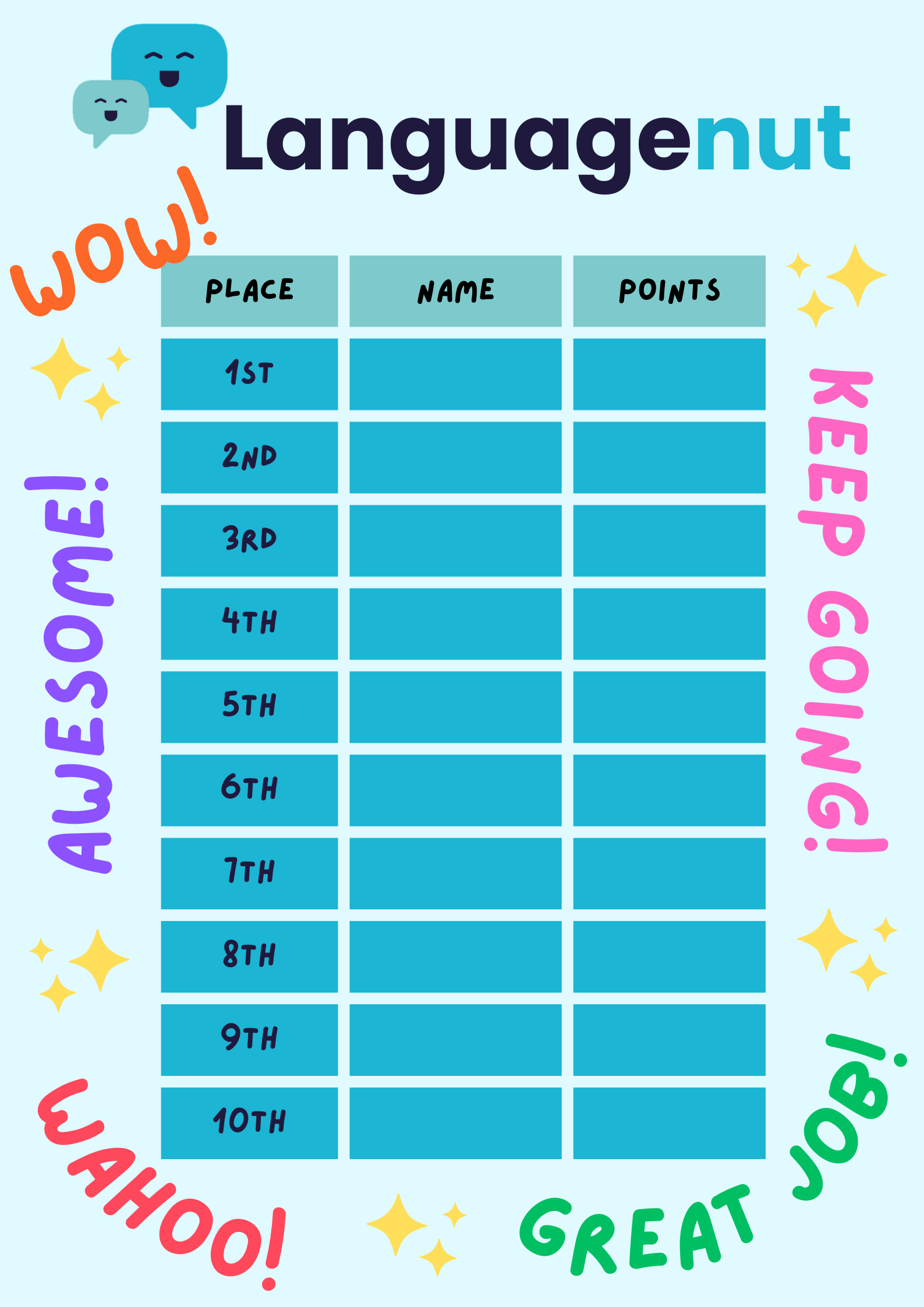 School Competitions & Languagenut Live Guide - Languagenut United Kingdom